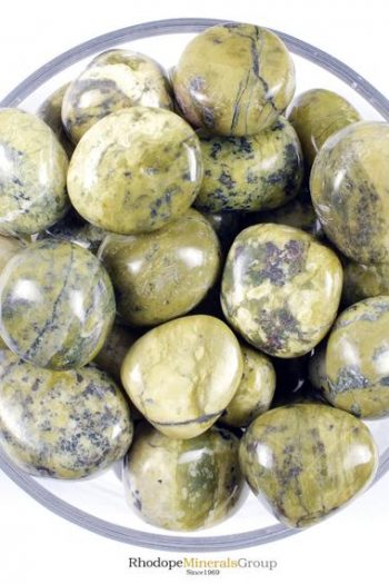 For Sale: Serpentine Tumbled Stone Serpentine Tumbled Stones...