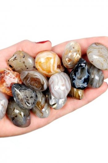 Tumbled Agate Crystals & Pocket Stones For Sale | Beadage