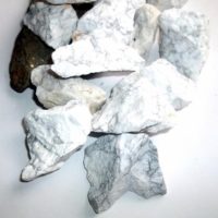For Sale: Raw White Howlite Stone - White Howlite Crystal