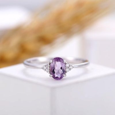 What Do Amethyst Engagement Rings Mean? | Beadage