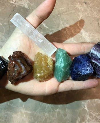 7 Chakra Stones, Raw Chakra Crystal Sets | Beadage