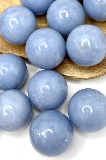 Angelite Stones & Crystals For Sale | Beadage