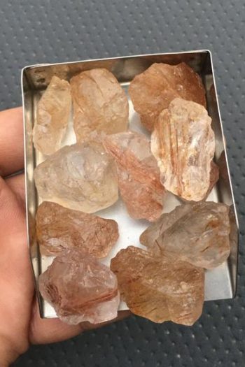 For Sale: Golden Rutilated Quartz - Raw Rutilated Quartz Crystal...