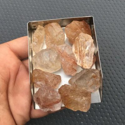 For Sale: Golden Rutilated Quartz - Raw Rutilated Quartz Crystal...