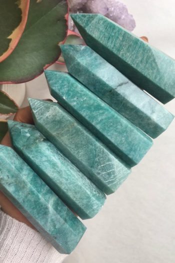 Amazonite Stones & Crystals For Sale | Beadage