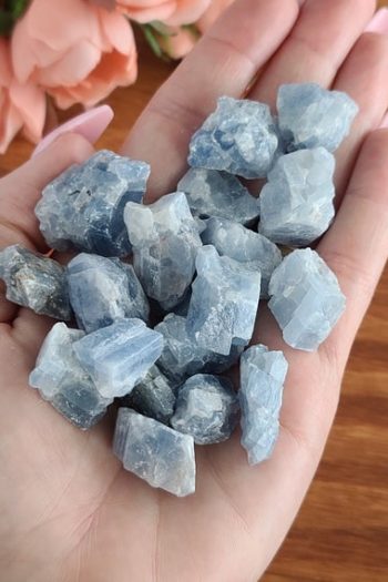 For Sale: Blue Calcite (.5" - 4") Rough Blue Calcite...