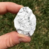 For Sale: Raw White Howlite Stone - White Howlite Crystal