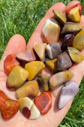 For Sale: Tumbled Mookaite Crystal Grid Chakra Reiki Meditation...