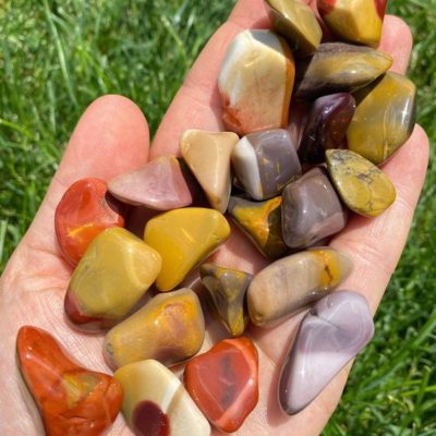 For Sale: Tumbled Mookaite Crystal Grid Chakra Reiki Meditation...