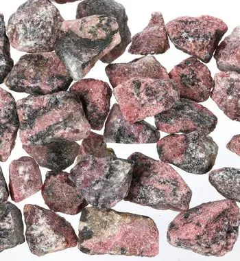 Raw Rhodonite, Rough Rhodonite For Sale For Sale | Beadage