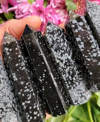 Snowflake Obsidian Stones & Crystals For Sale | Beadage