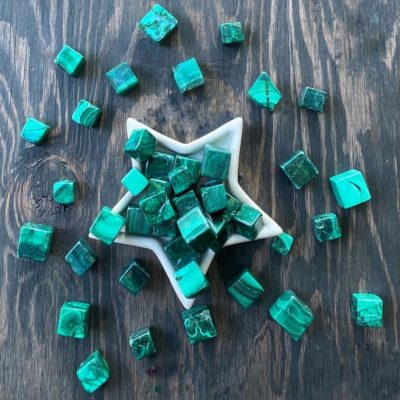 For Sale: Elephant Reconstituted Malachite Gemstone Figurines...