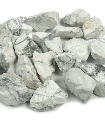For Sale: Raw White Howlite Stone - White Howlite Crystal
