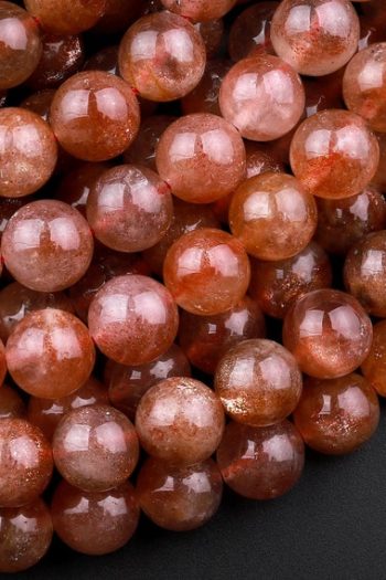 For Sale: Aaa Fiery Natural Sunstone Round Beads 4mm 5mm 6mm 8mm...