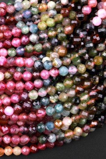 Tourmaline Faceted Beads For Sale | Beadage