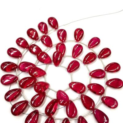 Ruby Bead Shapes For Sale | Beadage