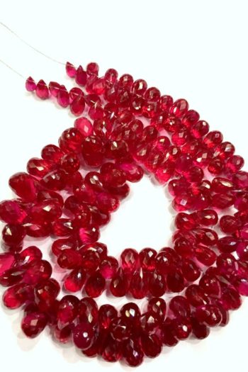 Ruby Bead Shapes For Sale | Beadage