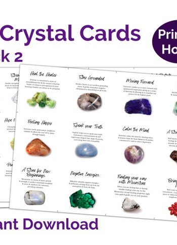 Printable Crystal Cards, Pages, & Posters | Beadage