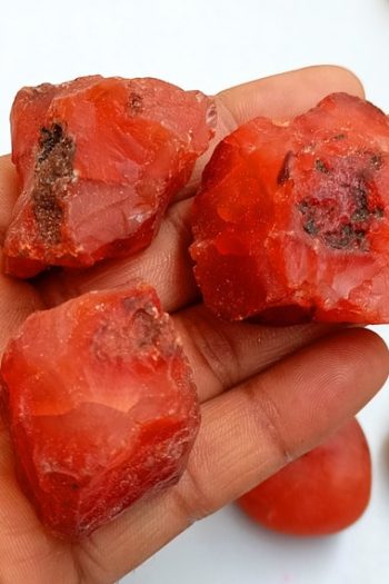 Raw Carnelian, Rough Carnelian For Sale For Sale | Beadage