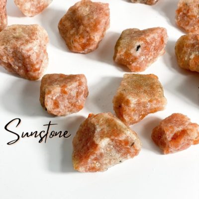 For Sale: Raw Sunstone Crystal - Grade Aaa - Raw Sparkly... | Beadage
