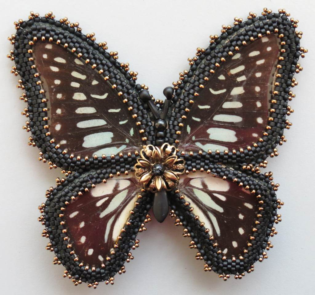 Butterfly Brooch - Jewelry Making & Beading Ideas | Beadage